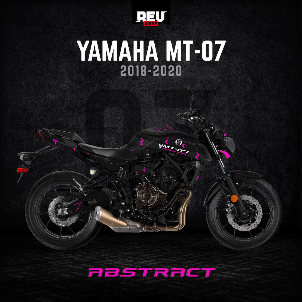 YAMAHA MT07 (18-20) – ABSTRACT - Revwrap - Be unique with the best ...