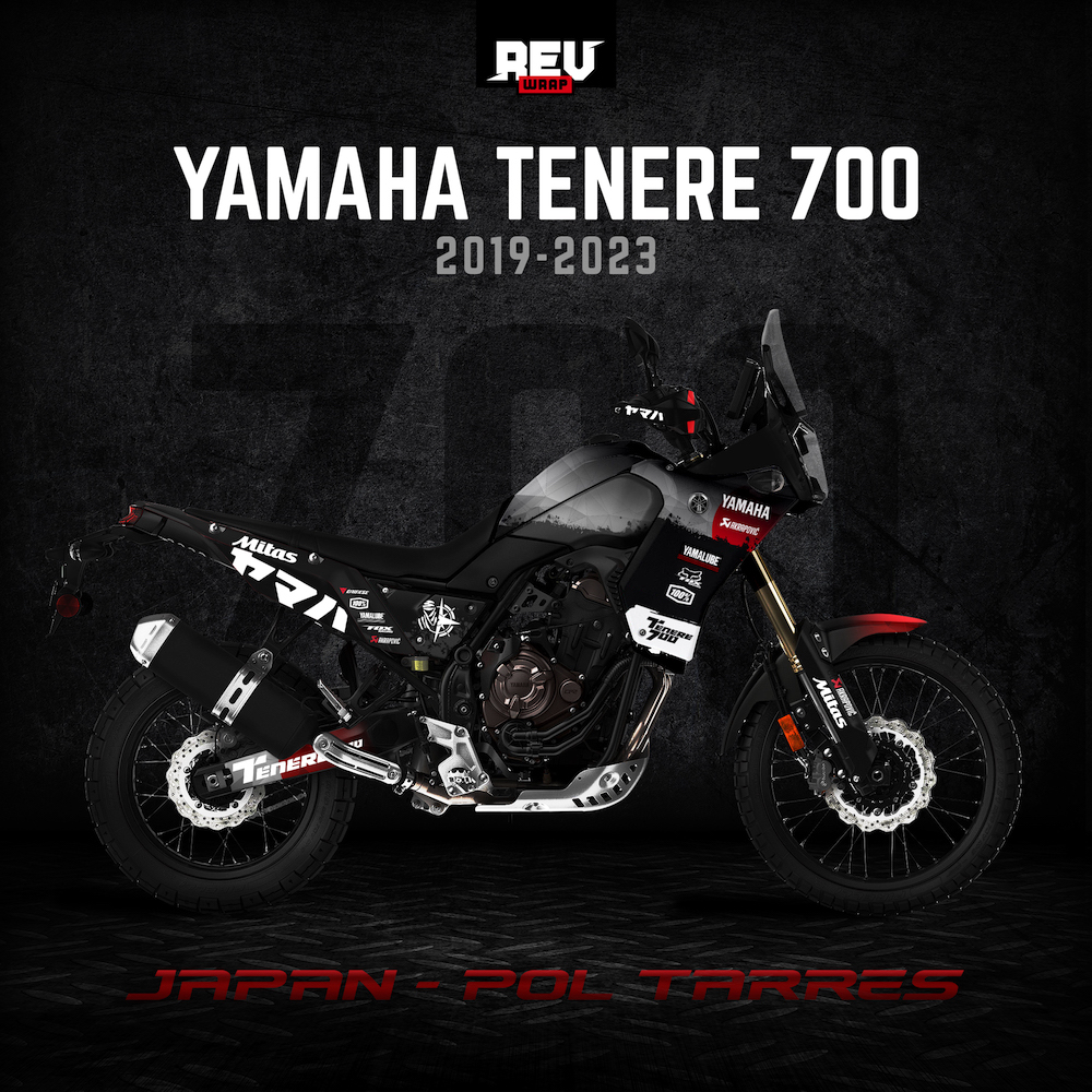 YAMAHA TENERE 700 – POL TARRES - JAPAN - Revwrap - Be unique with the ...