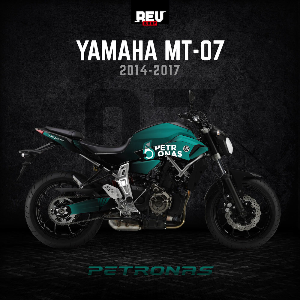 YAMAHA MT07 (14-17) – PETRONAS - Revwrap - Be unique with the best ...