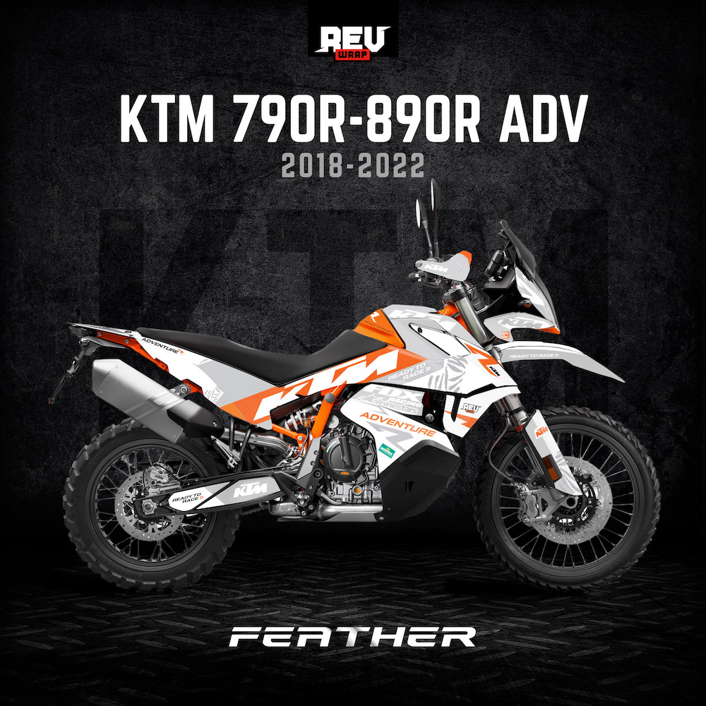 KTM 790-890 S-R ADV - FEATHER - Revwrap - Be unique with the best ...