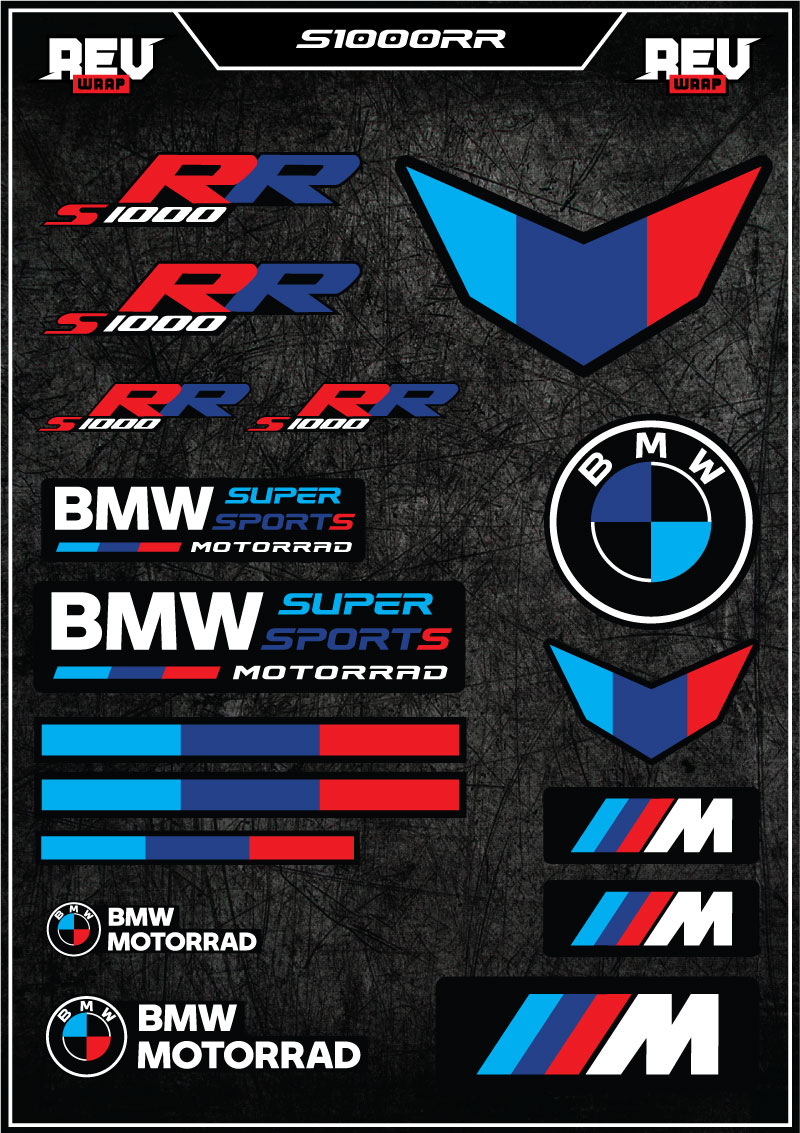 BMW S1000RR - STICKER KIT - Revwrap - Be unique with the best ...