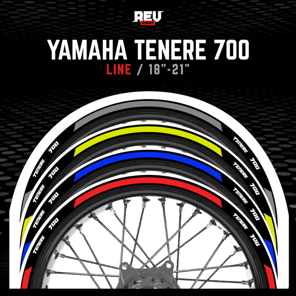 YAMAHA TENERE 700 - LINE RIM - Revwrap - Be unique with the best ...