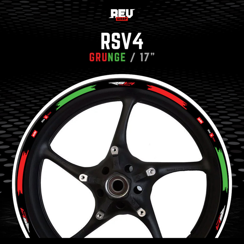 APRILIA RSV4 - GRUNGE RIM - Revwrap - Be unique with the best ...