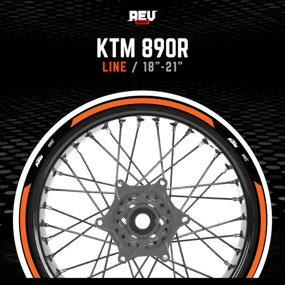 KTM 890R - LINE RIM - Revwrap - Be unique with the best motorcycle ...