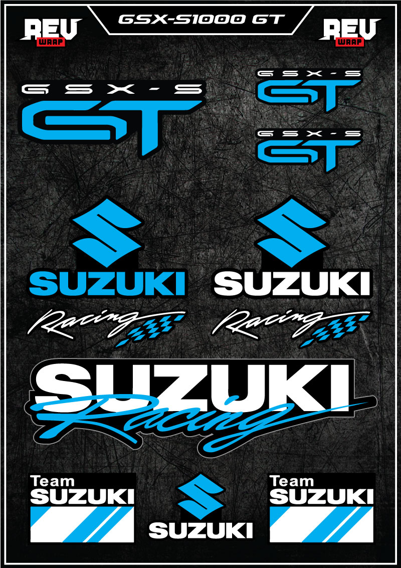 SUZUKI GSX-1000GT - STICKER KIT - Revwrap - Be unique with the best ...