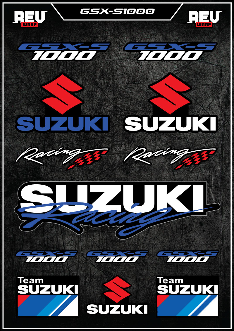SUZUKI GSX-S1000 - STICKER KIT - Revwrap - Be unique with the best ...