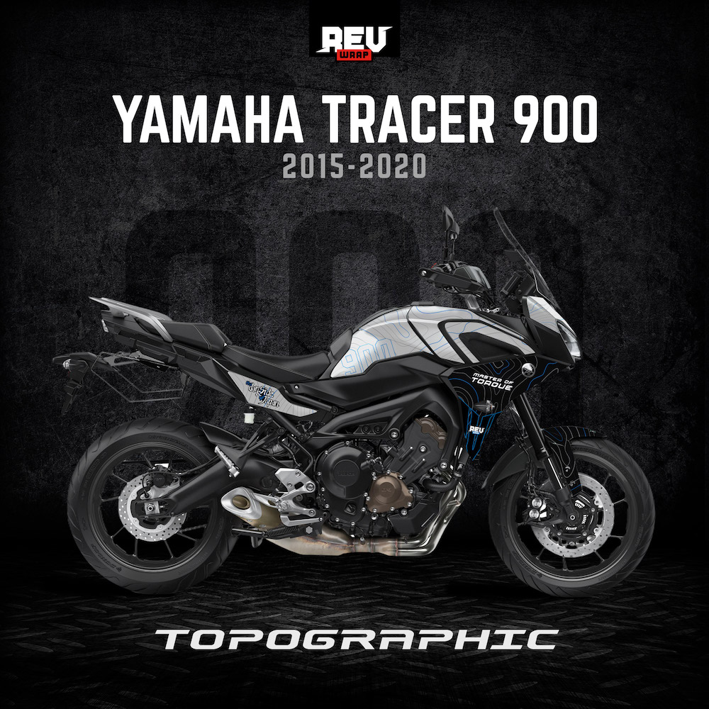 YAMAHA TRACER 900 - TOPOGRAPHIC LIGHT - Revwrap - Be unique with the ...