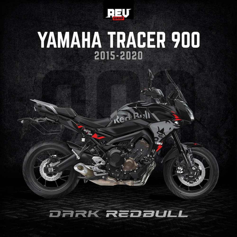 YAMAHA TRACER 900 - DARK REDBULL - Revwrap - Be unique with the best ...
